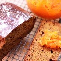 Gingerbread Yogurt Loaf with Carrot Marmalade